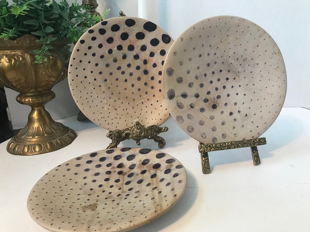 Vintage Natural Stone Trinket Dish, Natural Stone With Spot Design 7 ...