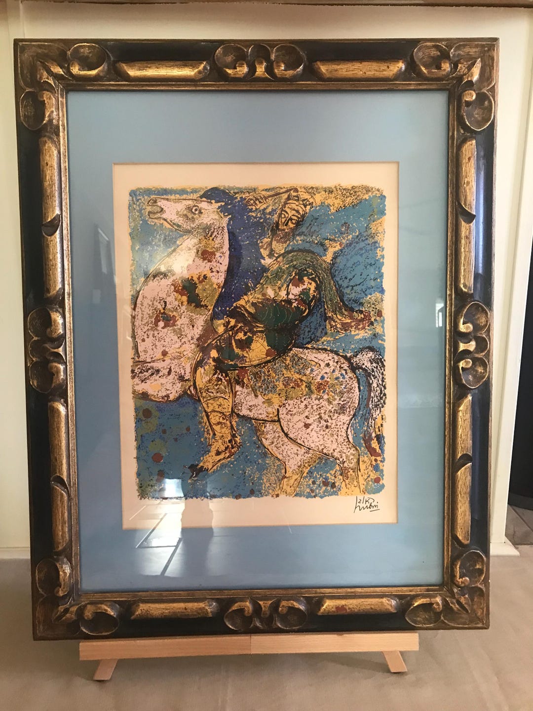 Vintage Reuven Rubin King David 22x28 Signed Numbered Lithograph in ...