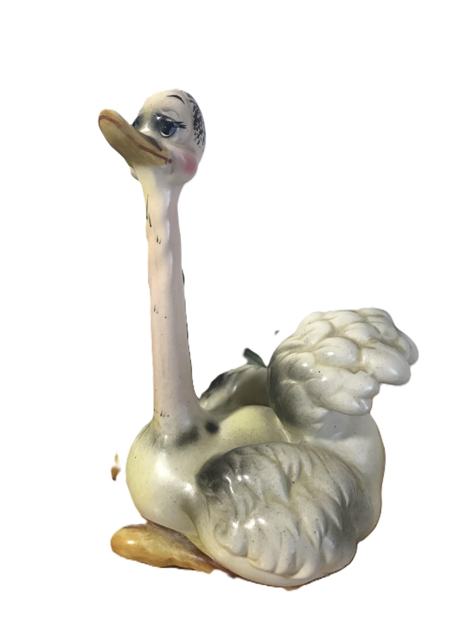 Vintage Joseph Originals Ceramic Ostrich Figurine, Vintage Kitsch 50s ...