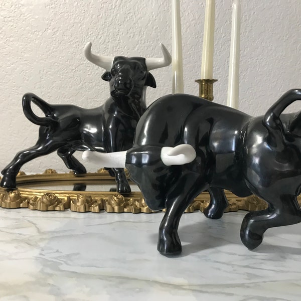 Ceramic Bull - Etsy