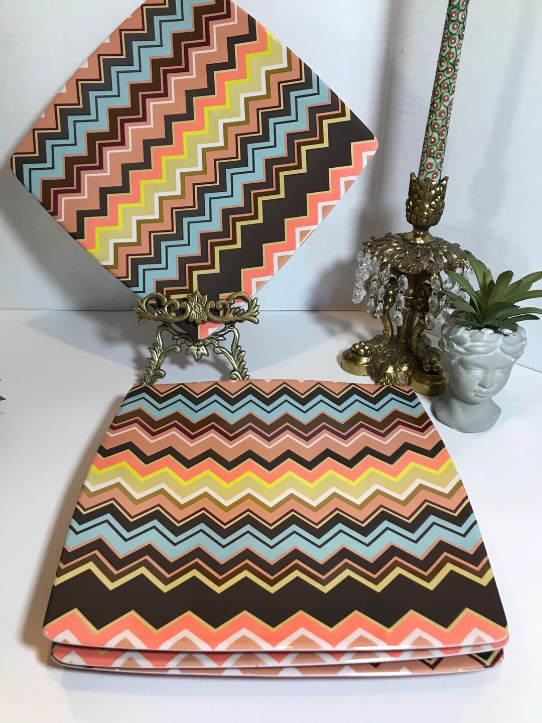 Missoni Melamine Classic Zig Zag Pattern Square Plate, Missoni Target ...