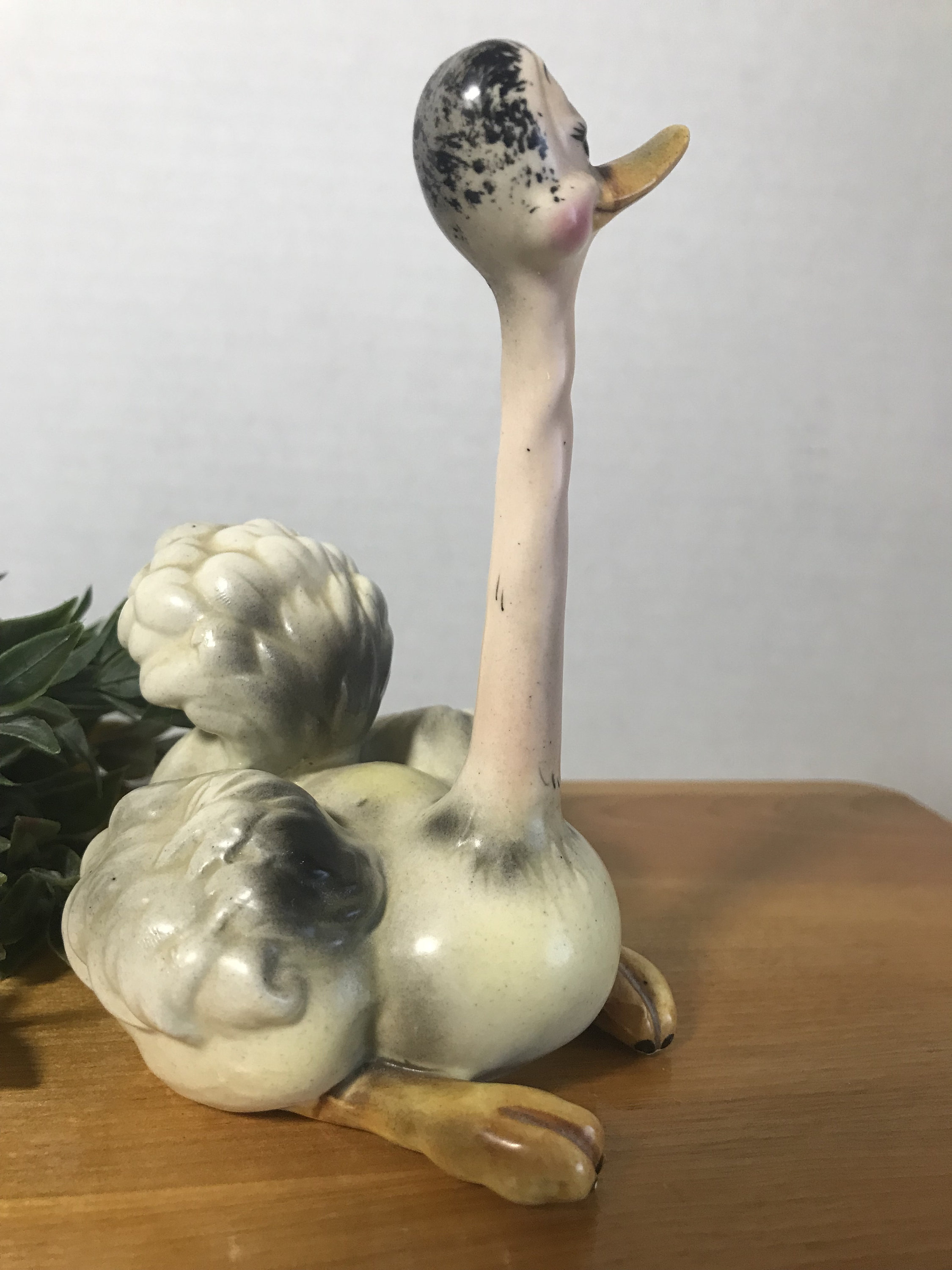 Vintage Joseph Originals Ceramic Ostrich Figurine, Vintage Kitsch 50s ...