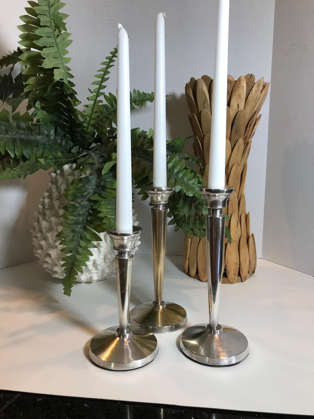 Pottery Barn Silverplate Candle Holder, Pottery Barn Silverplate ...