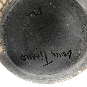Lance Timco Raku Pottery Vase, Signed, Raku Crackle Pottery Planter ...