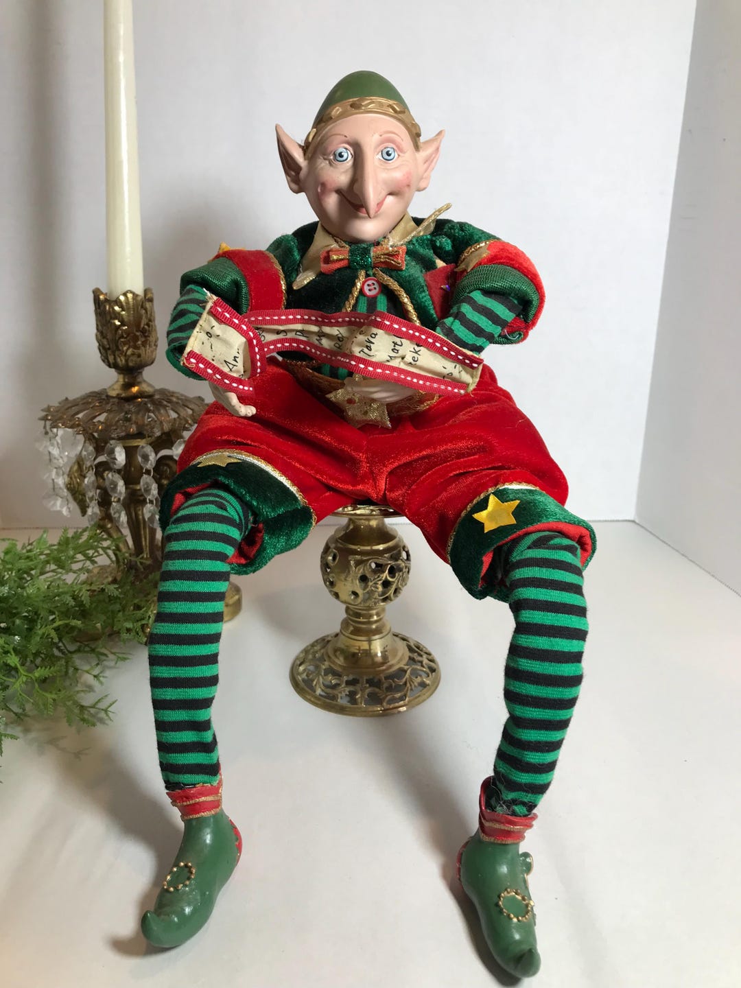 Vintage Brylane Whimsical Elf, Vintage Detailed Brylane Elf With ...