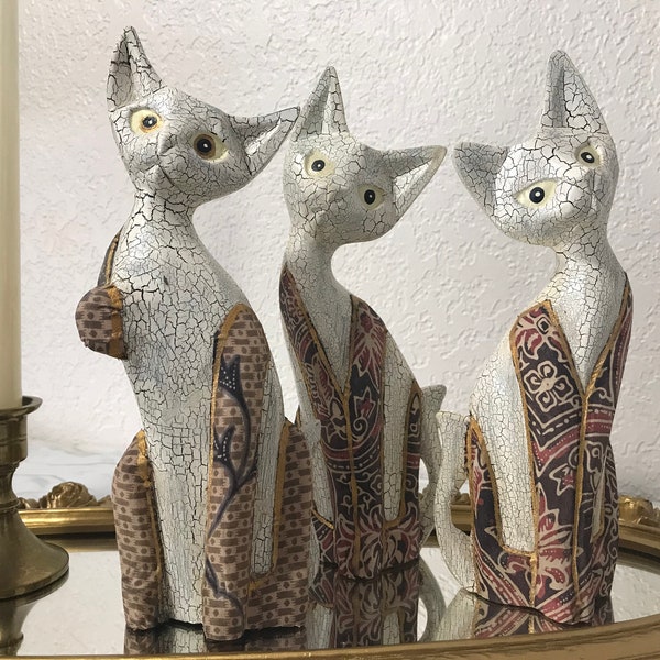 Atomic Cat Figurine - Etsy
