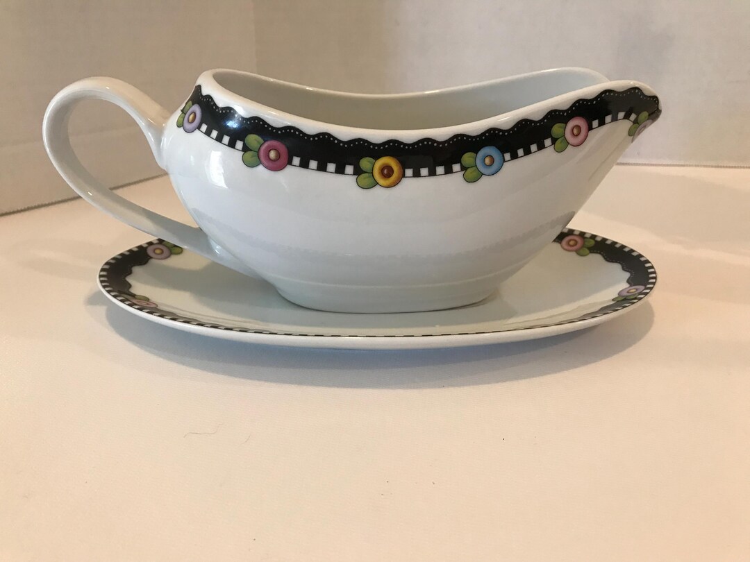 Mary Engelbreit Gravy Boat and Plate, Mary Engelbreit Large Gravy ...