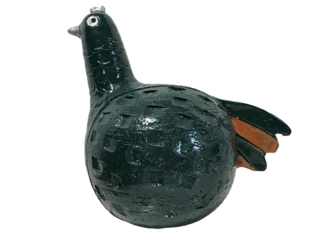 Vintage 1968 Bitossi Aldo Londi Ceramic Bird, Rare Mid Century Italian ...