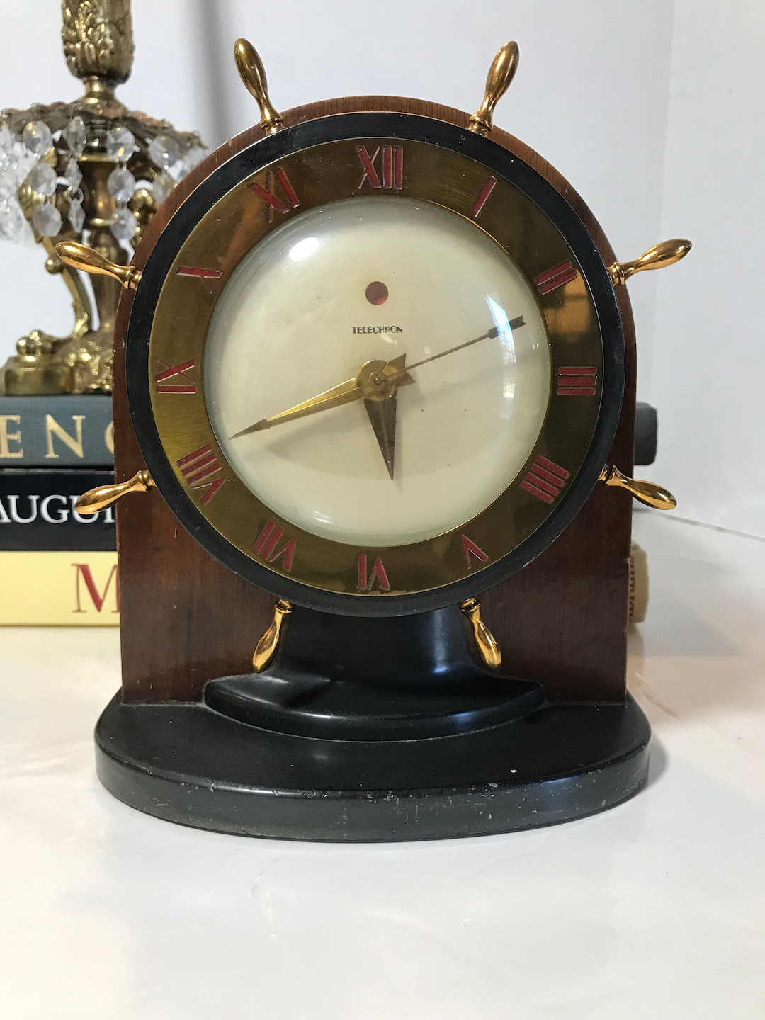 Vintage 1940s Telechron Electric Clock, Vintage 1940s Warren Telechron ...