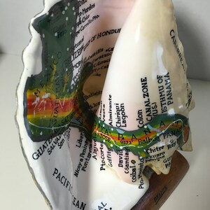 Vintage Large Tourist Conch Shell Statue, Vintage Belize Retro 70s ...