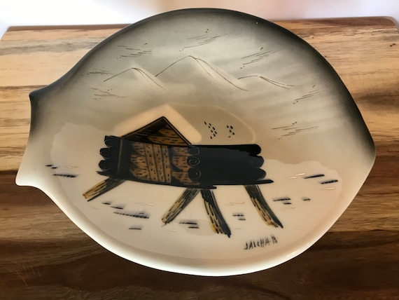 Vintage Mid Century Sascha Brastoff White Footed Fish Shaped - Etsy