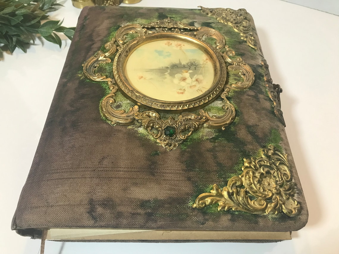 Vintage 1890s Victorian Photo Album, Vtg Ornate Victorian Edwardian ...
