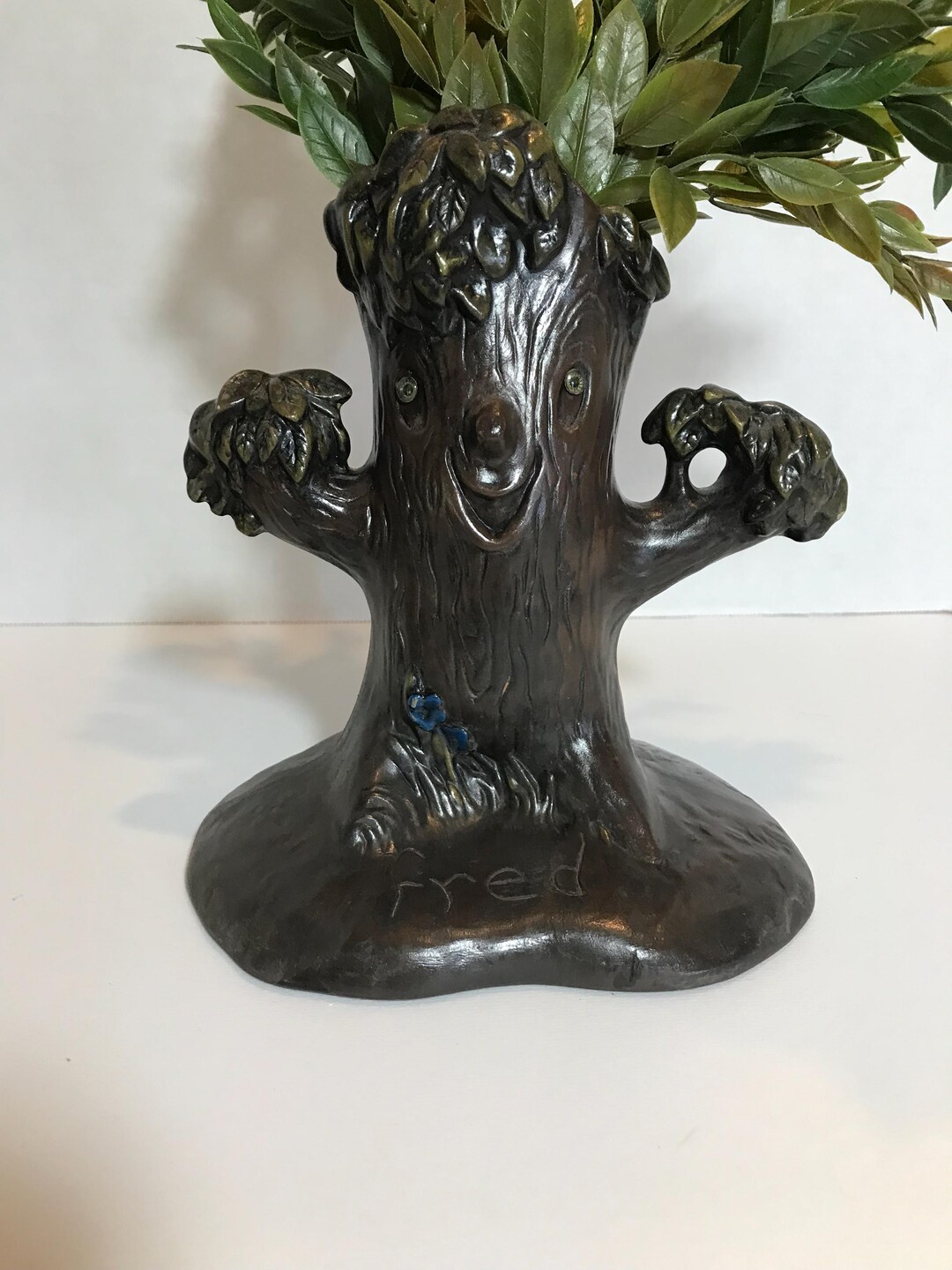 Vintage Whimsical Ceramic Tree Planter, Vintage Ceramic Tree Planter ...