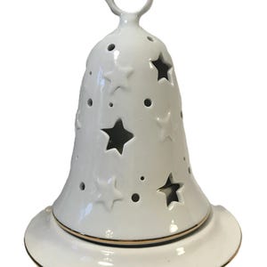 Vintage Apulum Ceramic Fairy Lamp, Apulum White Porcelain Tealight ...