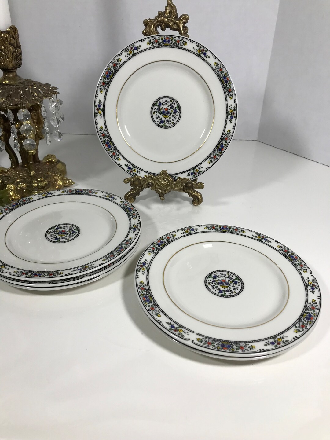 Vintage Royal Doulton Tavistock Blue and White Plates 6.5", Vintage ...