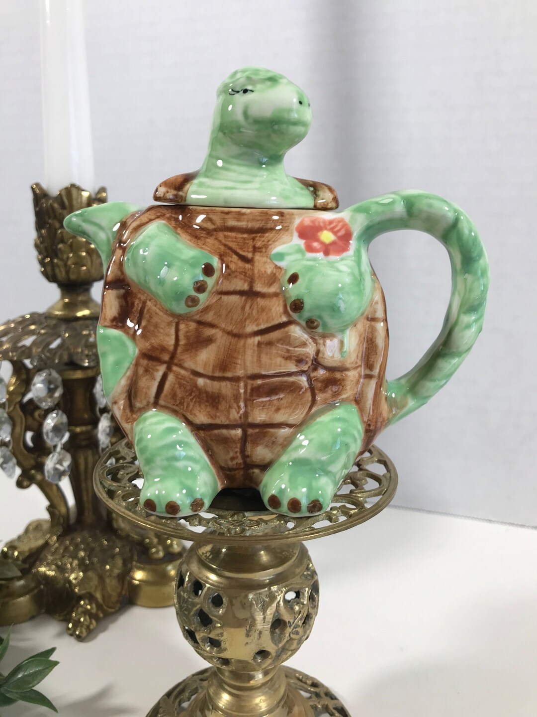 Vintage Ceramic Turtle Creamer, Vintage Ceramic Turtle Pitcher Creamer ...