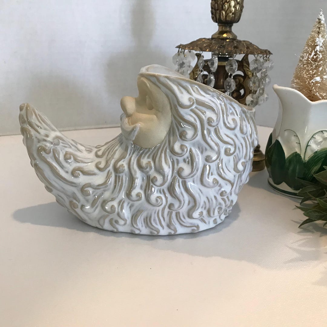 Scentsy Christmas White Ceramic Santa Clause Wax Melter, Whimsical ...