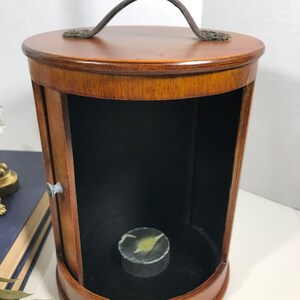 Vintage Rum Wood Box, Wood Pyrat Rum Round Wooden Case, Pyrat Rum ...