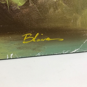 Vintage Blaine Original Oil Painting 20x24, Signed, French Country ...