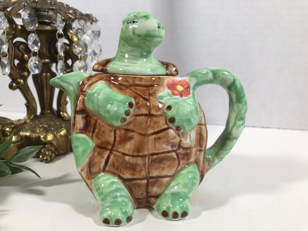 Vintage Ceramic Turtle Creamer, Vintage Ceramic Turtle Pitcher Creamer ...