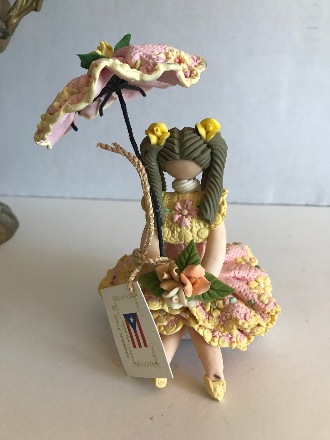Vintage Ceramic Girl With No Face Figurine, Victoria Replucia ...