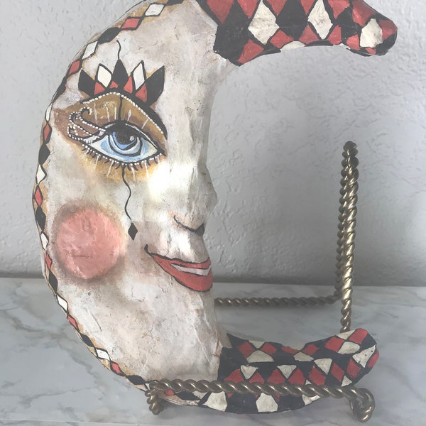 Moon Paper Mache - Etsy