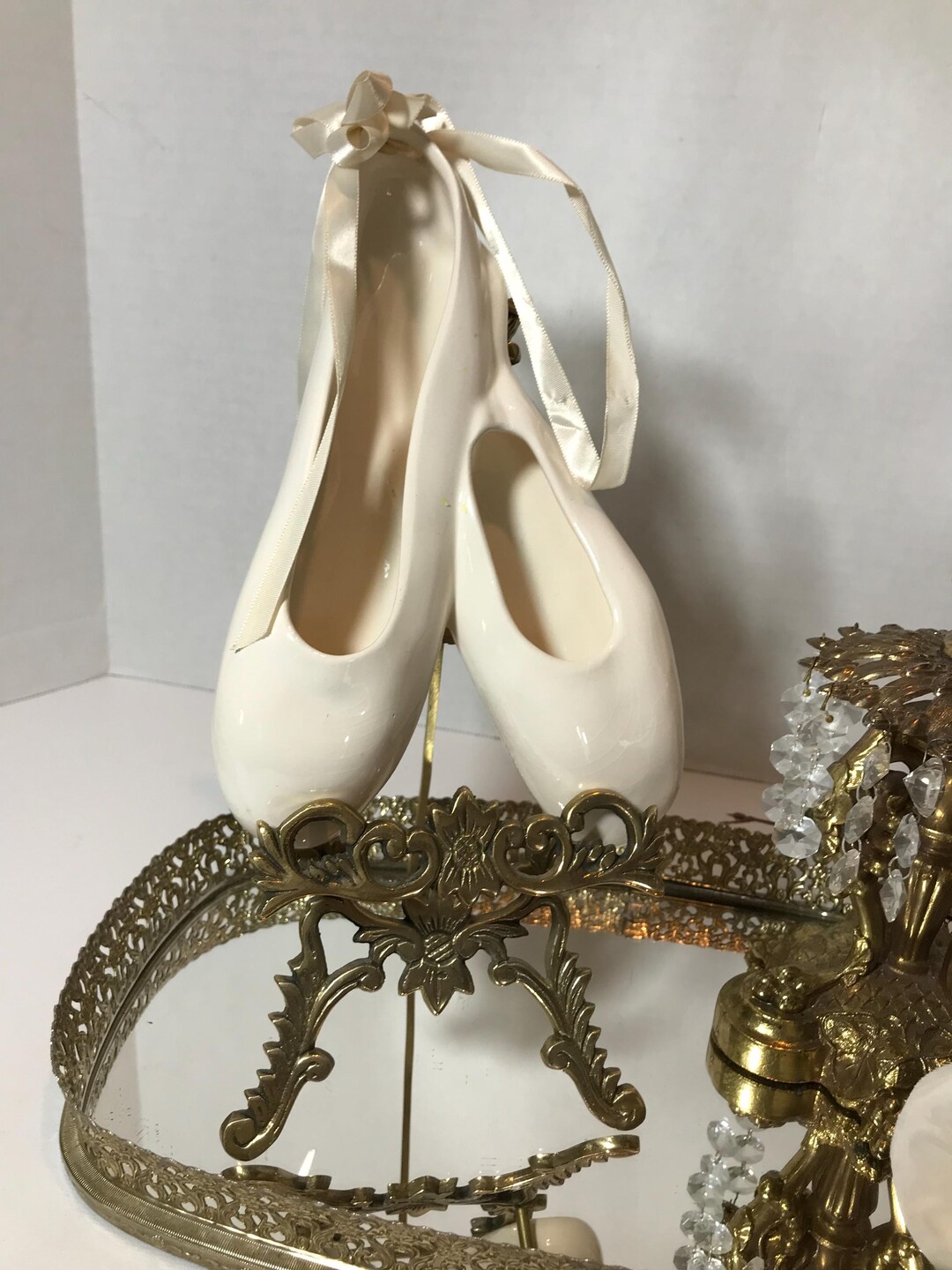 Vintage Ballerina Slippers Wall Decor, Vintage Ceramic Ballerina ...