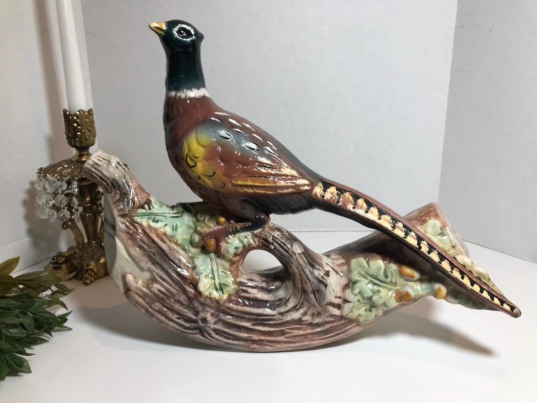 Vintage Pheasant Decanter, Vintage Ceramic Figural Garnier France ...
