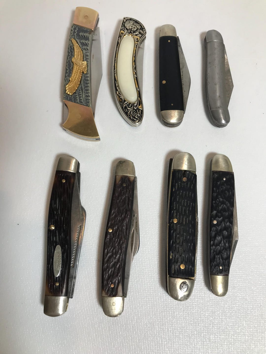 Vintage Pocket Knife Collection of 8, Vintage Pocket Knives Colonial ...