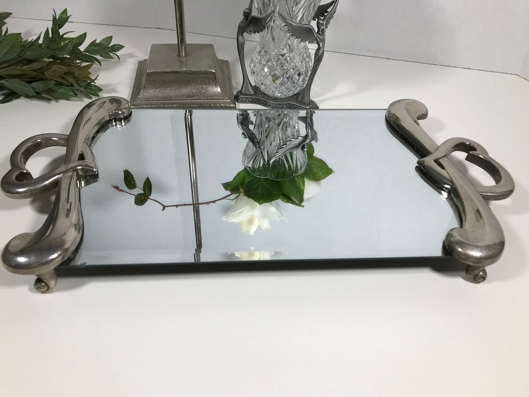 Vintage Godinger Silverplate Tray, Vintage Godinger Heart Silver Tray ...