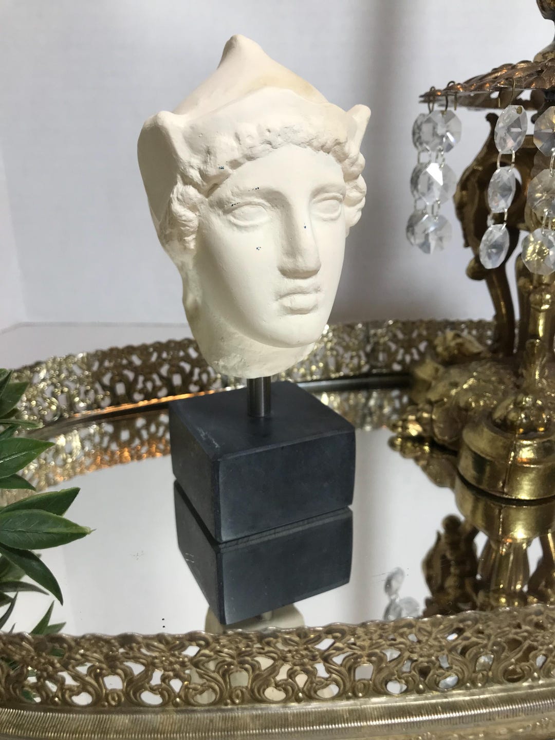 Vintage Museum Replica Small Ceramic Bust Statue, Vintage Ceramic Bust ...