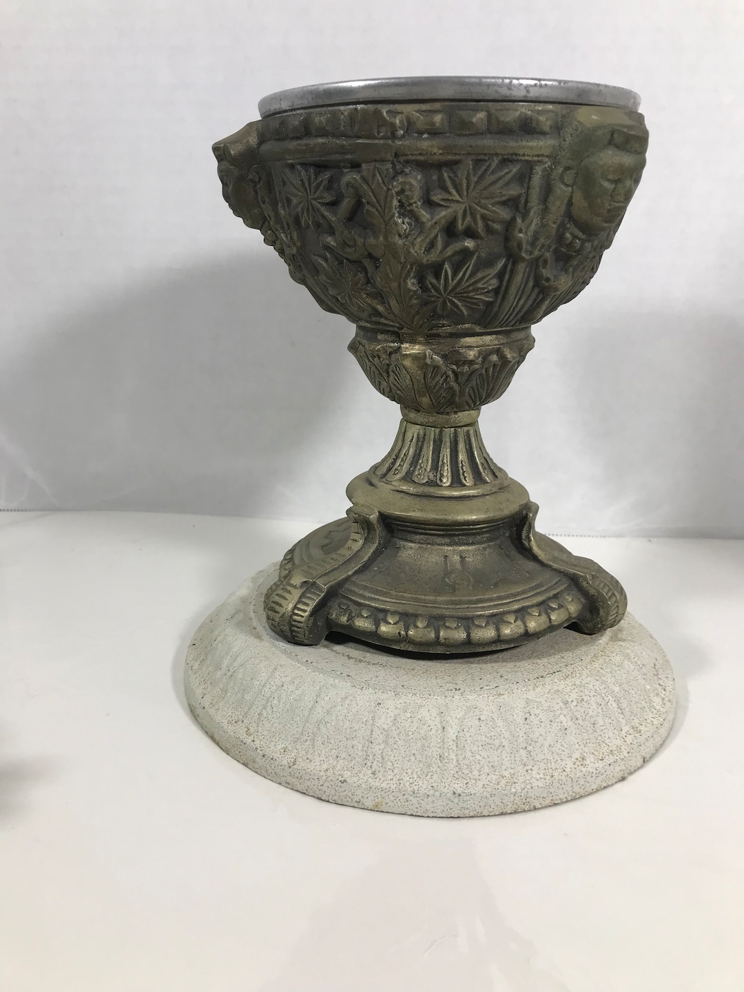 Vintage Buddhist Butter Lamp, Vintage Tibetan Buddhist Butter Lamp ...