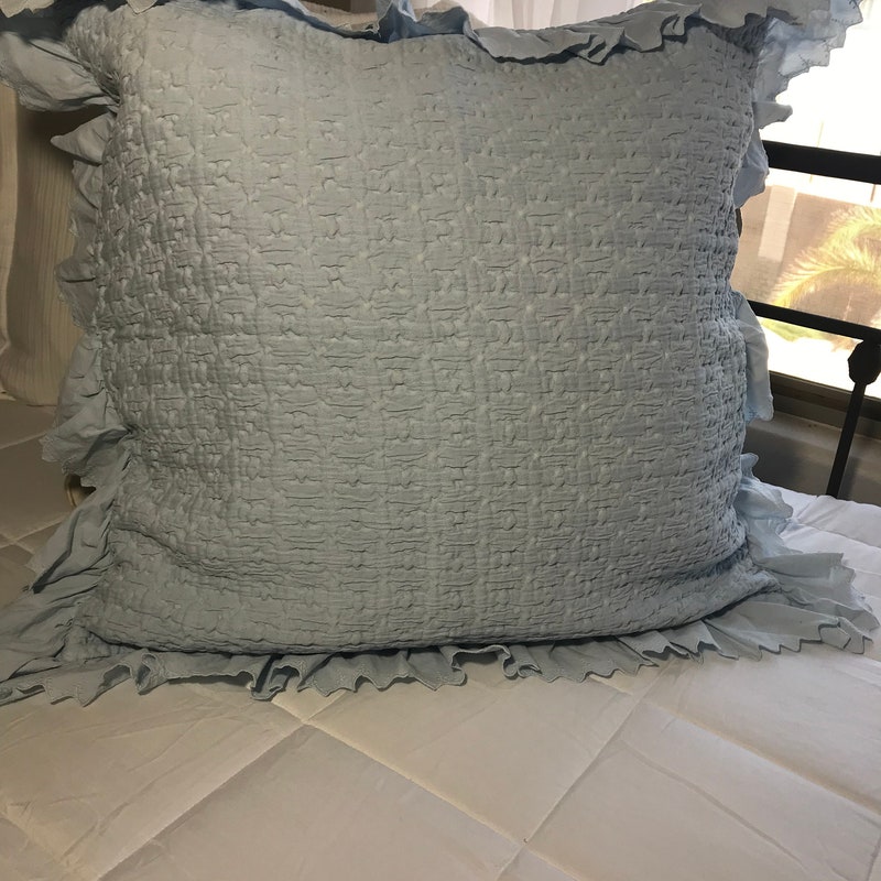 Ruffle Pillow Sham - Etsy