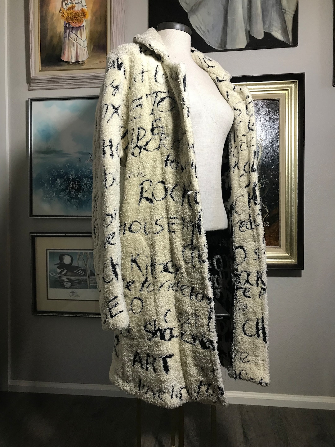 Vintage Paco Soler Graffiti Coat Jacket, Paco Soler Rock N Roll Art to ...