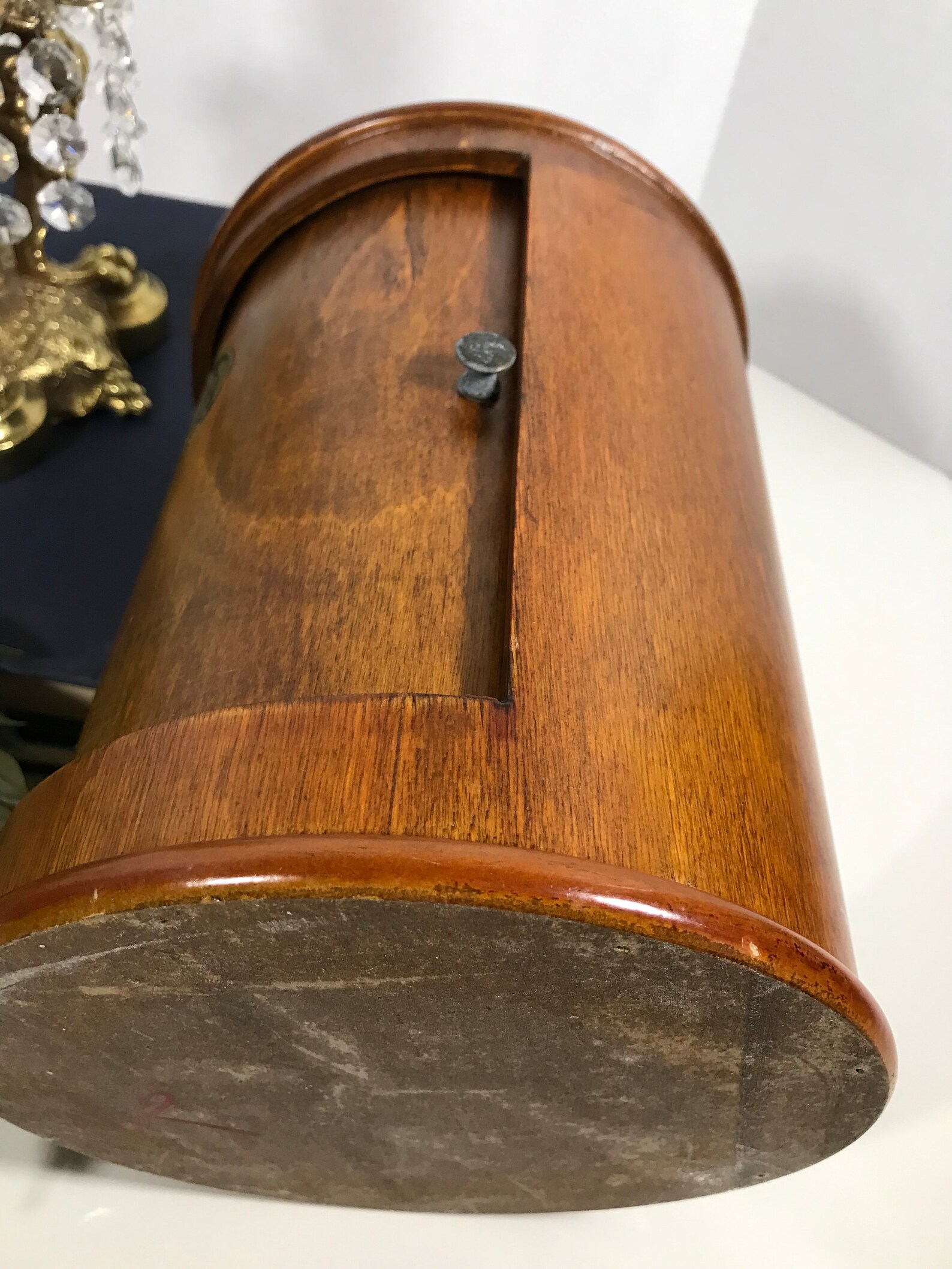 Vintage Rum Wood Box, Wood Pyrat Rum Round Wooden Case, Pyrat Rum ...