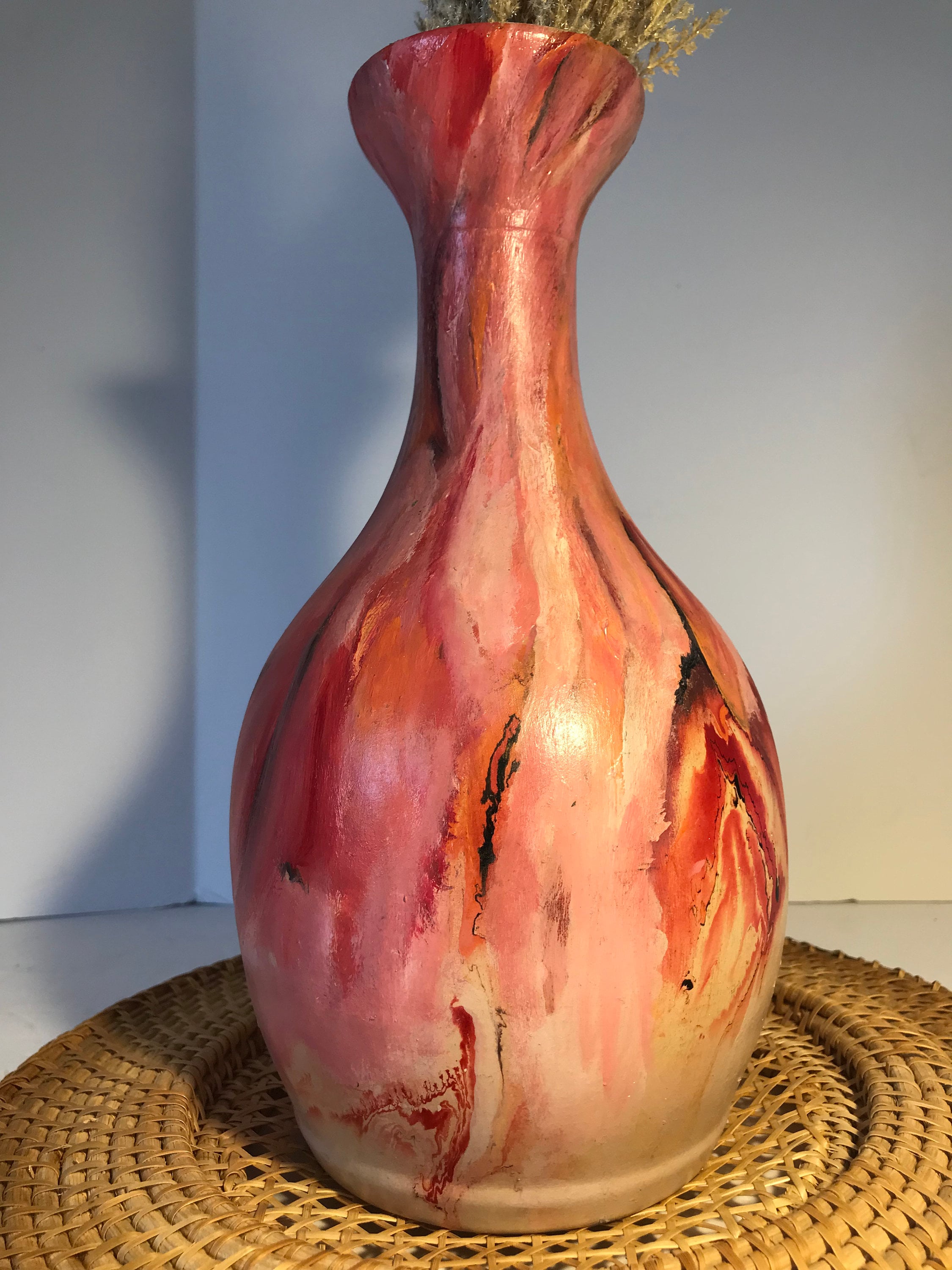 Vintage Nemadji Pottery Large 12 Vase Vintage Nemadji - Etsy