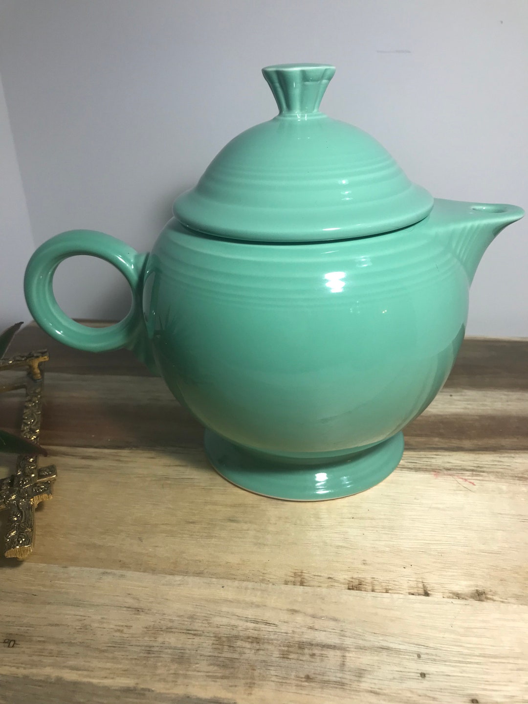Fiestaware Seamist Green Teapot Fiestaware Green Teapot - Etsy