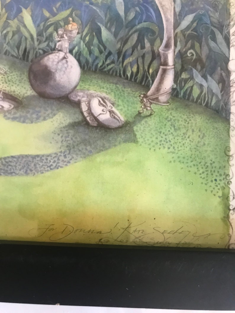 Unique Fantasy Style Original Painting Signed by Artist, Whimsical ...