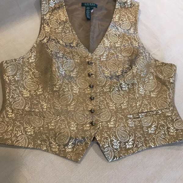 Gold Vest - Etsy