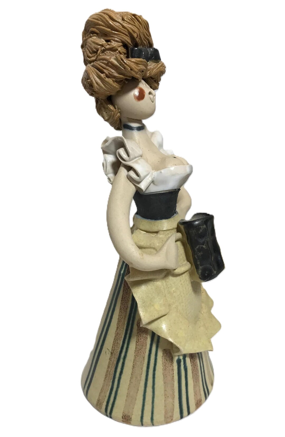 Vintage Laura Dunn Woman Figurine, Vtg Unique Laura Dunn England Woman ...