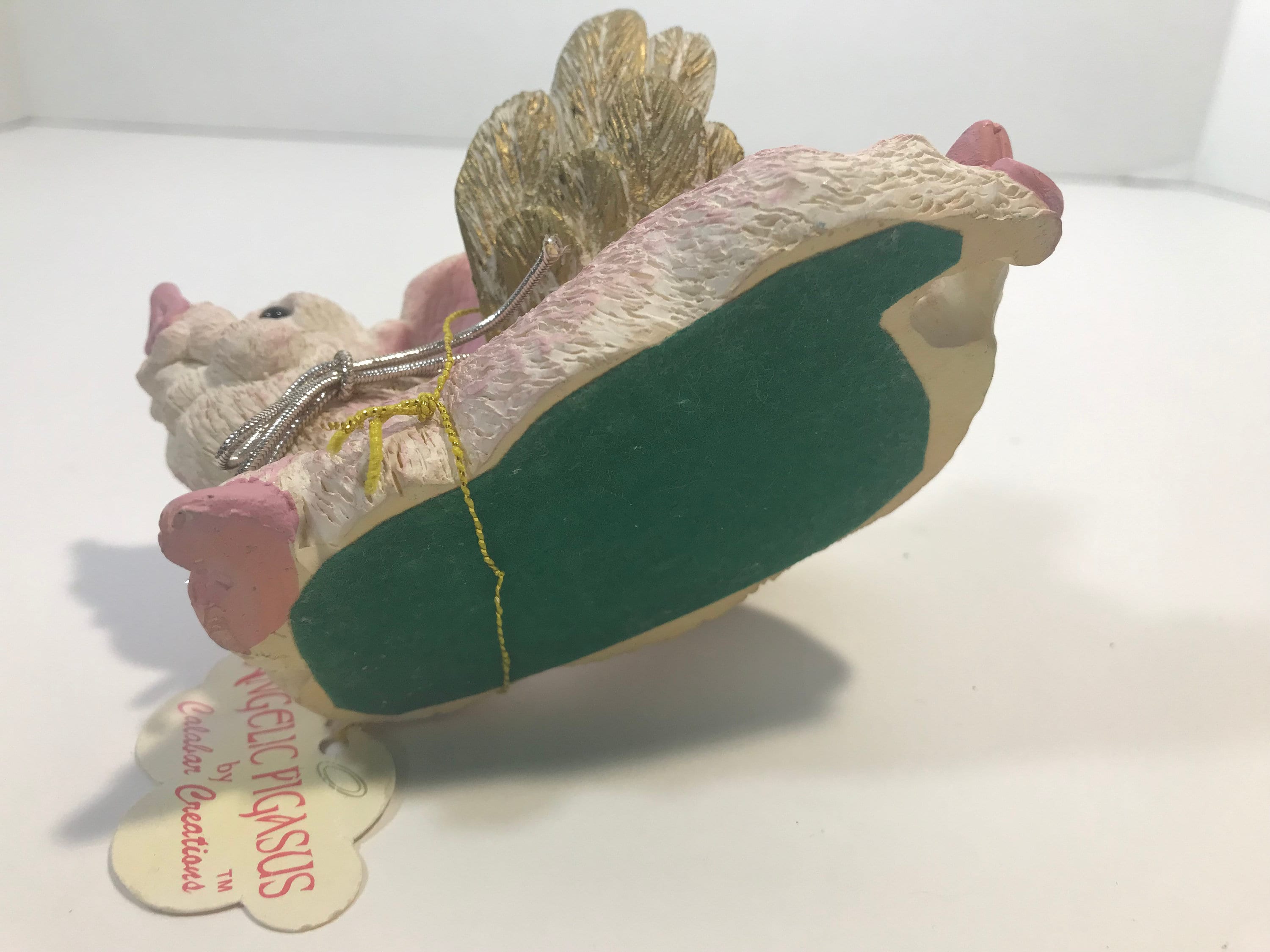 Vintage Pete Apsit Angelic Pigasus Figurine With Tag by - Etsy