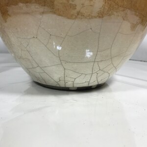 Lance Timco Raku Pottery Vase, Signed, Raku Crackle Pottery Planter ...