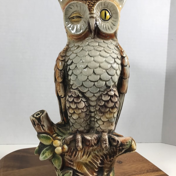 Owl Liquor Bottle - Etsy