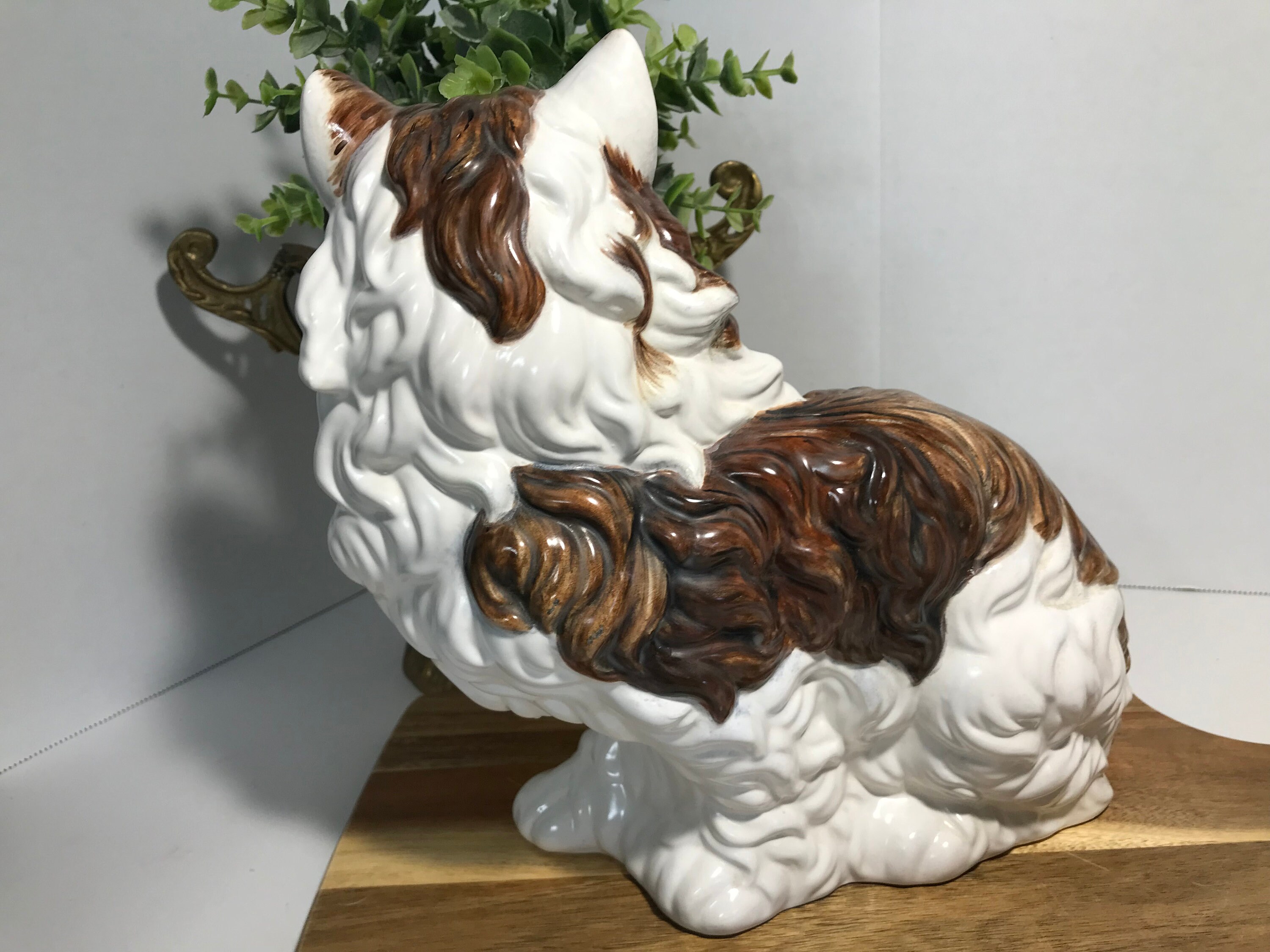 Vintage Mid Century MCM Ceramic Cat Statue Figurine Italy - Etsy