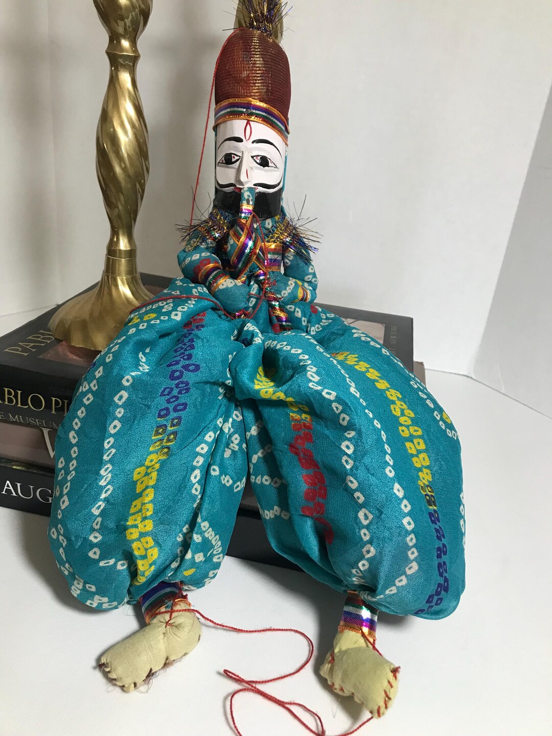 Vintage Traditional Indian String Puppet, Vintage Kathputli Puppet ...