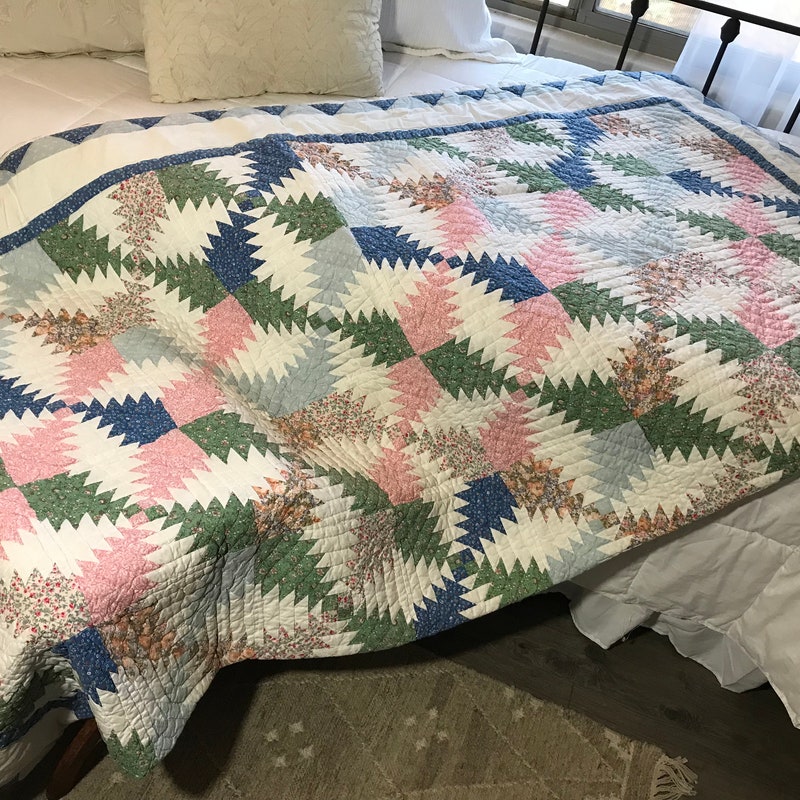 Shabby Chic Quilt - Etsy