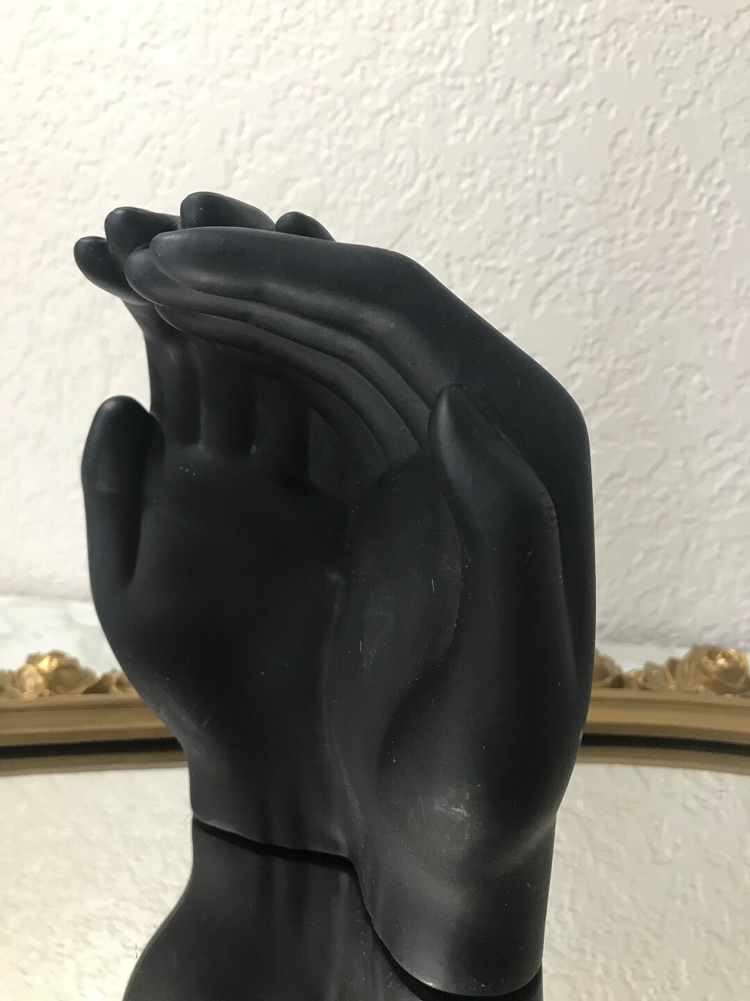 Vintage Hand Statue, Hand Decor, Dressing Room Hand Statue, Vanity ...