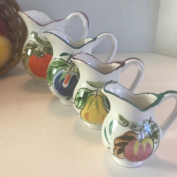Ceramic Painted Measuring Cups - Etsy