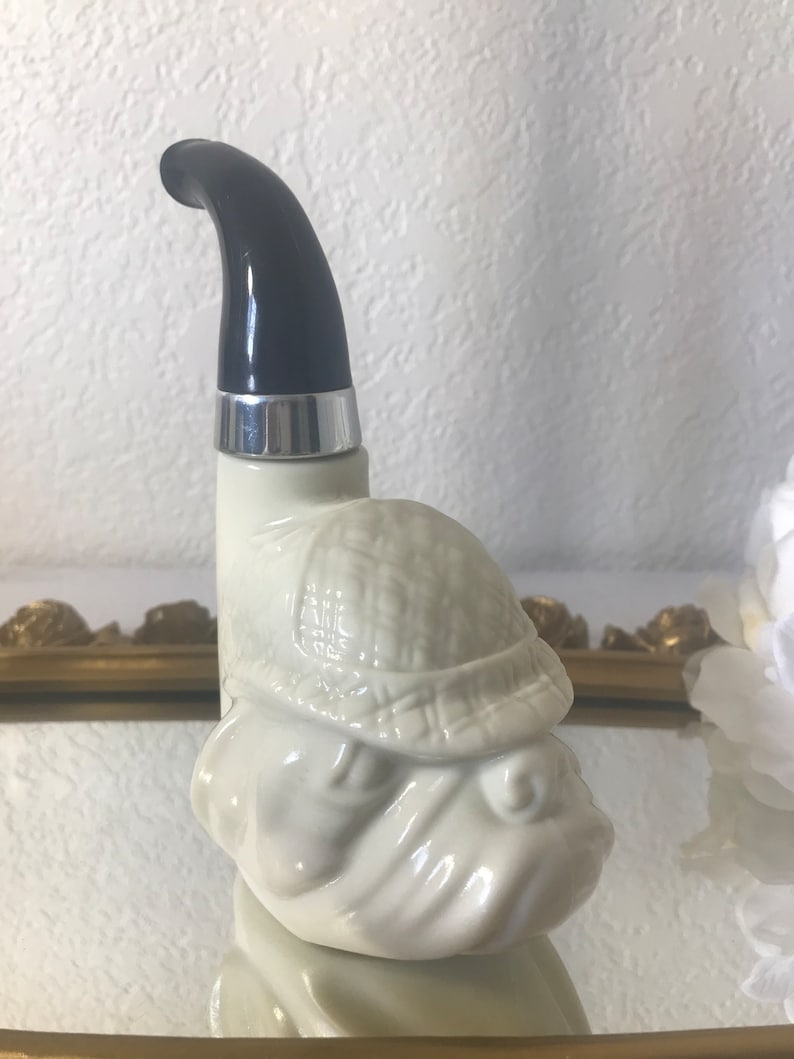 Avon Vintage Bulldog Pipe Aftershave Bottle, Vintage Avon White Bulldog ...