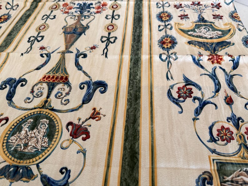 Stroheim & Romann Antiquity Fabric Remnant Jacquard Vase Ribbon Panel ...